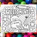 Third Grade Welcome Sheets -welcome Drawing Sheet -welcome Coloring ...