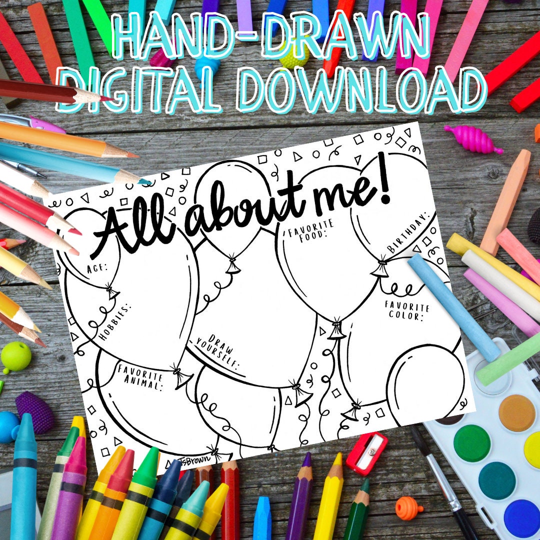 All About Me Worksheet icebreaker Worksheet back to School Activity ...