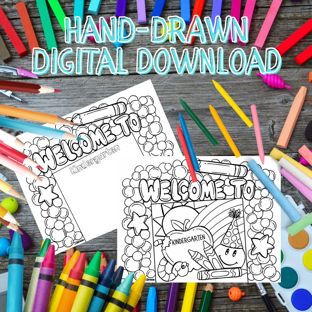 Kindergarten Welcome Sheets -balloon Arch Welcome Coloring Page and ...