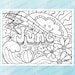 June Printable Coloring Page - Hand-drawn June Coloring Page - Month ...