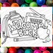 Welcome Back School Coloring Page - School Color Sheet -back to School ...