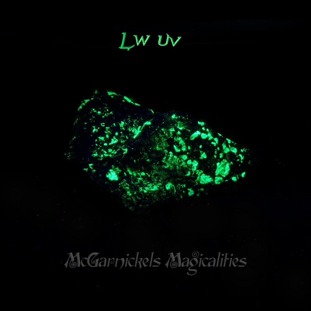 Solid Franklinite Willemite Fluorescent RARE Large Specimen From ...