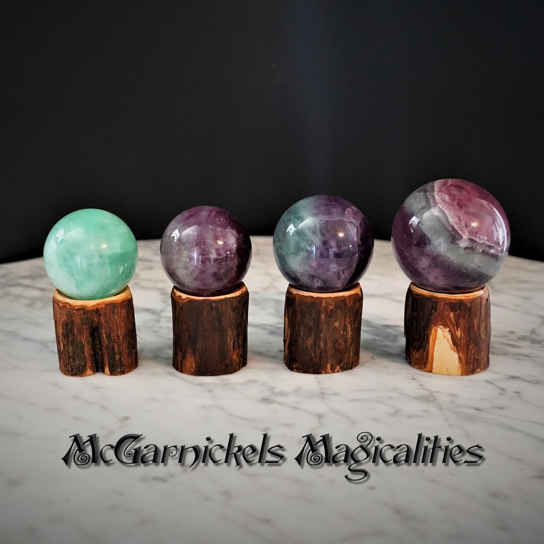 Fluorite Spheres You Choose 2'' - 2.6'' Multi Colored HIGH QUALITY With ...