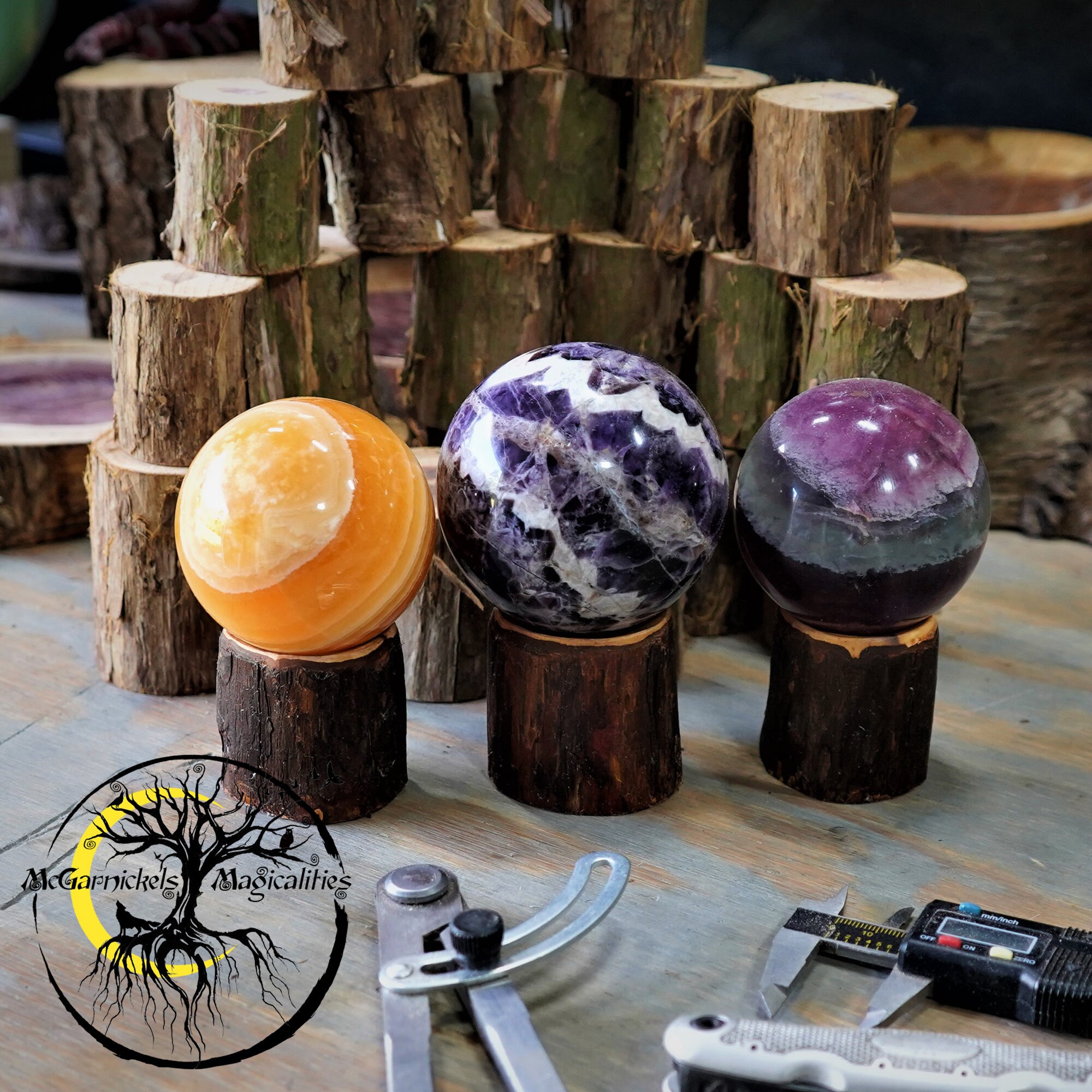 Sphere Holder the Original Mcgarnickels Eastern Red Cedar Crystal Stand ...