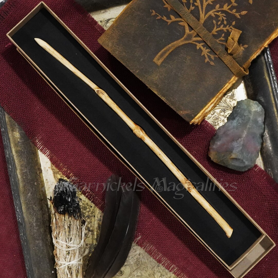 Magic Wand Linden Arrowwood 13'' Ritual Wand Protection Immortality ...