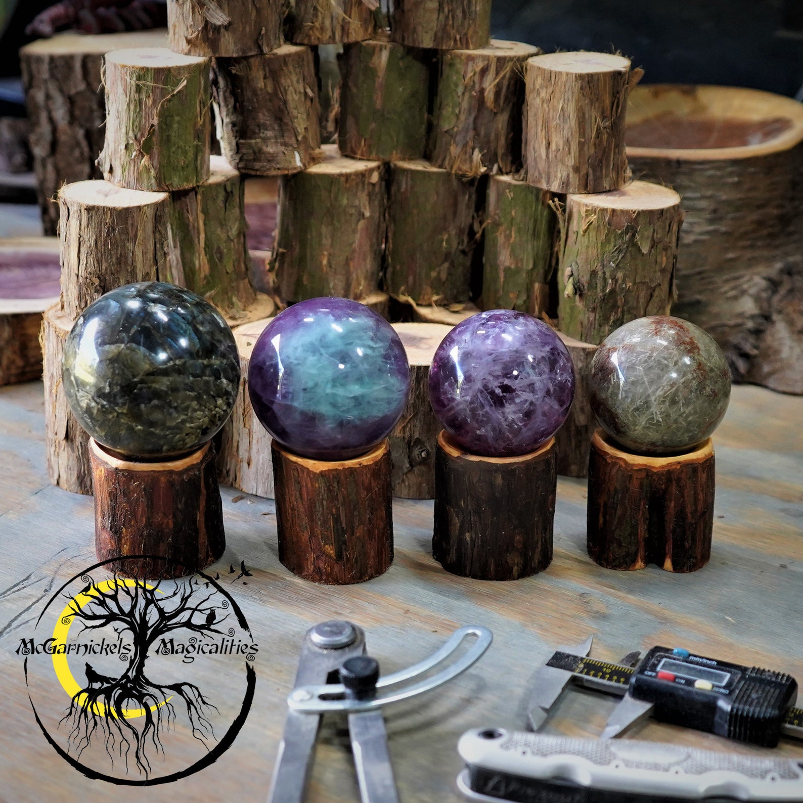 Sphere Holder the Original Mcgarnickels Eastern Red Cedar Crystal Stand ...