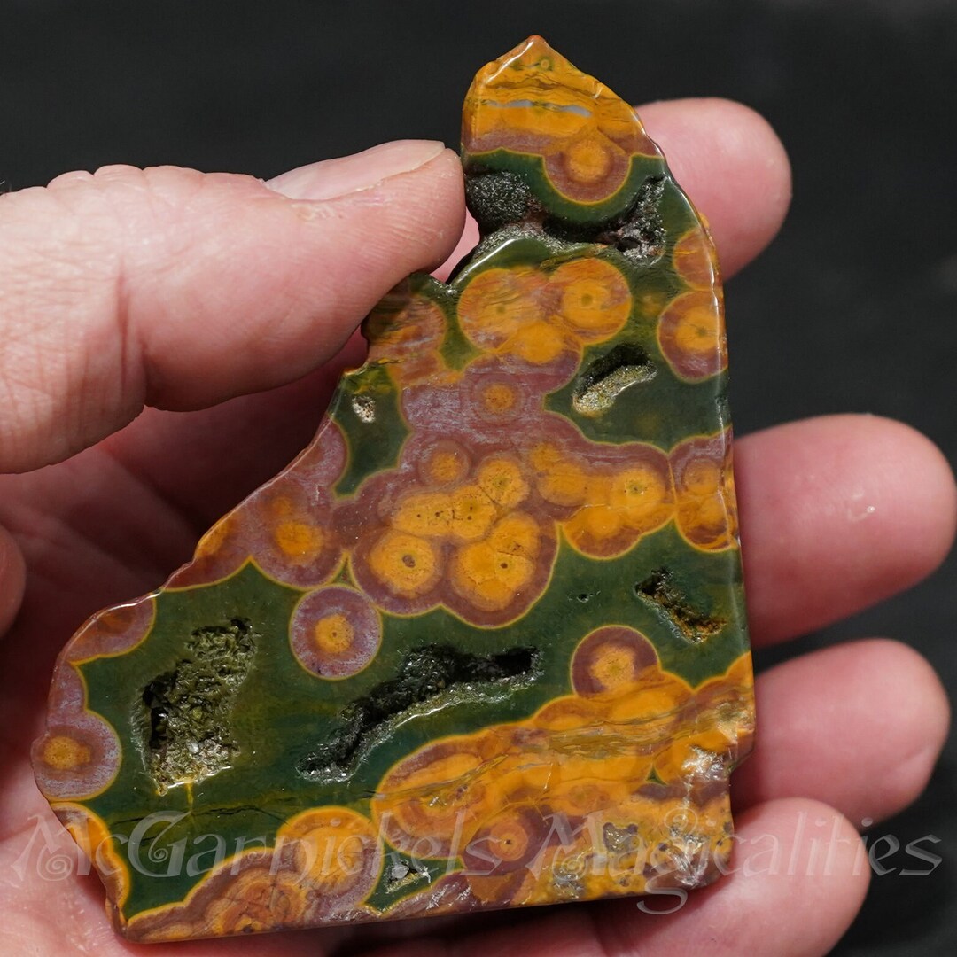 Kabamby Ocean Jasper 145 Gram Semi Polished Freeform With Raw Natural ...
