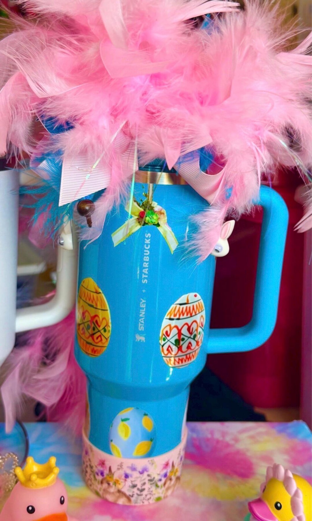 Stanley X Starbucks 40 Oz Turquoise / Blue RARE Find/easter Edition - Etsy