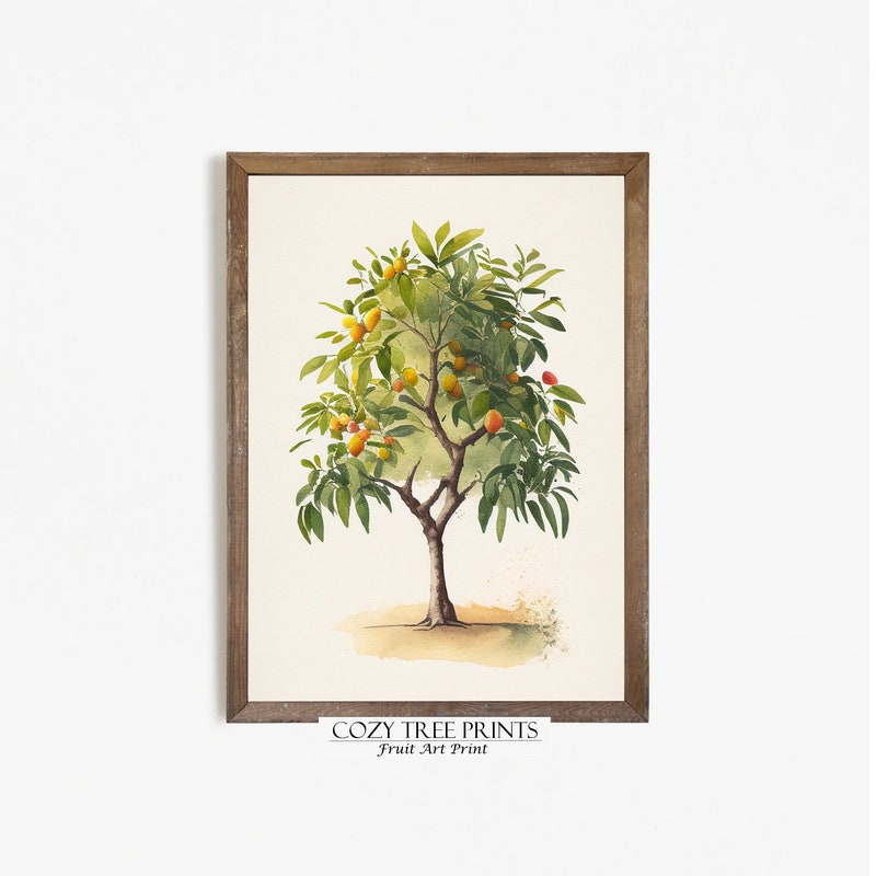 Mango Print - Etsy