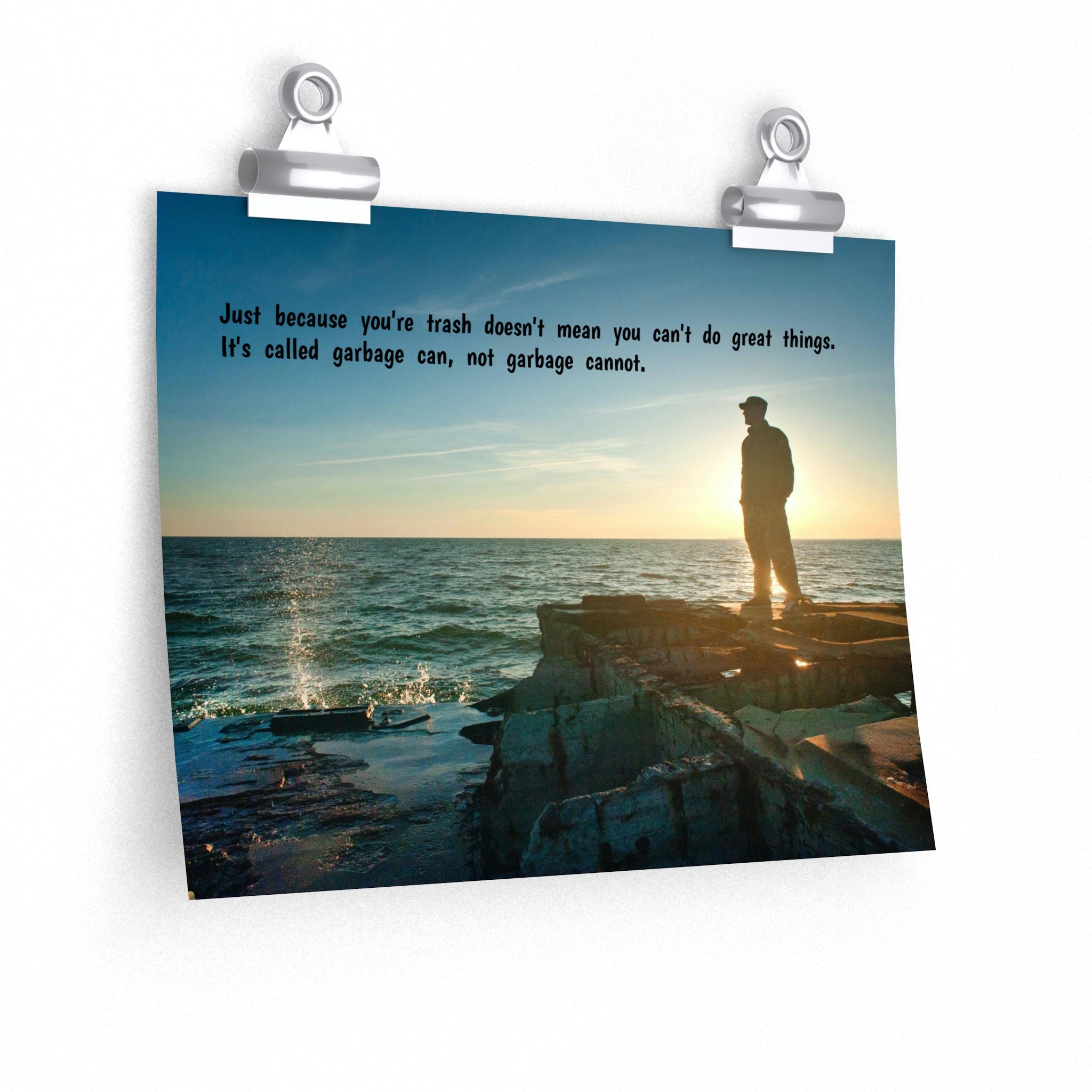 Premium Matte Horizontal Poster Inspirational Poster - Etsy