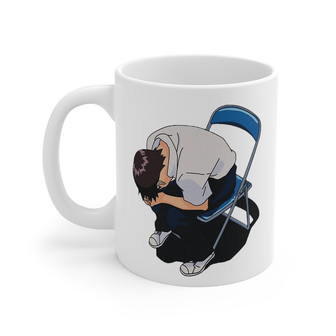 Shinji Ikari in a Chair Mug 11oz - Etsy