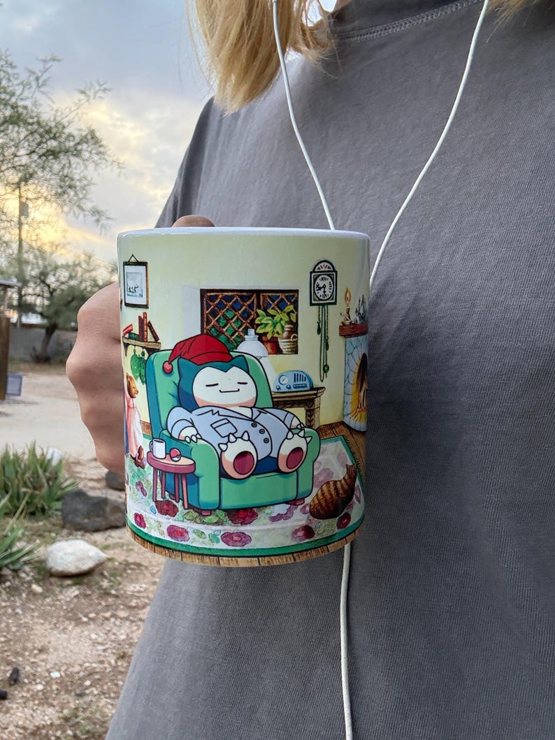 Sleepytime Tea Snorlax Funny Mug - Etsy