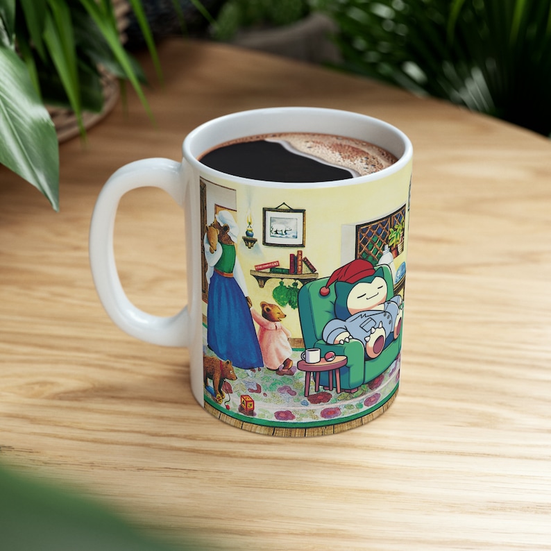 Sleepytime Tea Snorlax Funny Mug - Etsy
