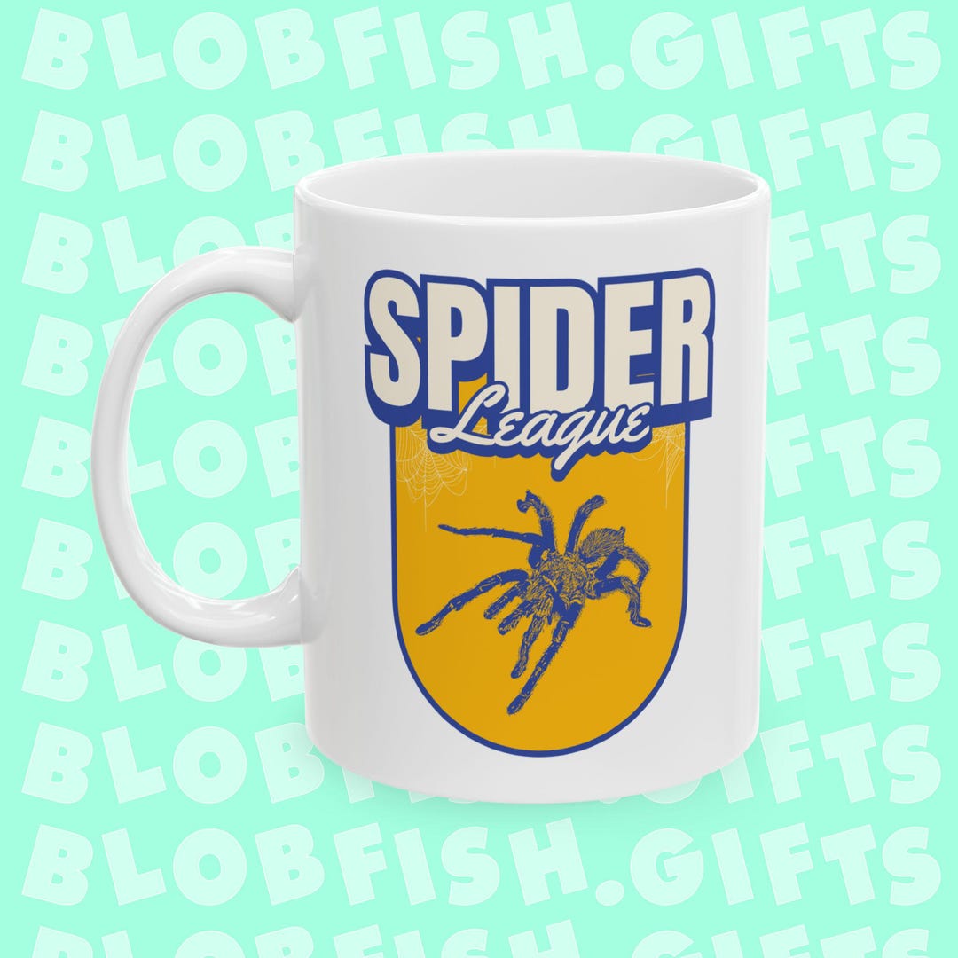 Spider League Mug - Tim Robinson Sketch 11oz Ceramic Coffee Cup - Etsy