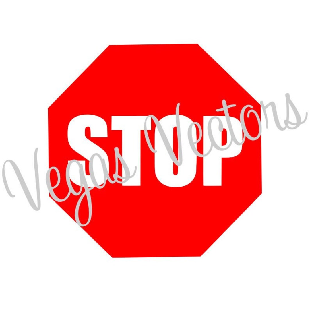 Stop Sign SVG Stop Sign Clipart PNG Stop SVG Digital - Etsy Australia