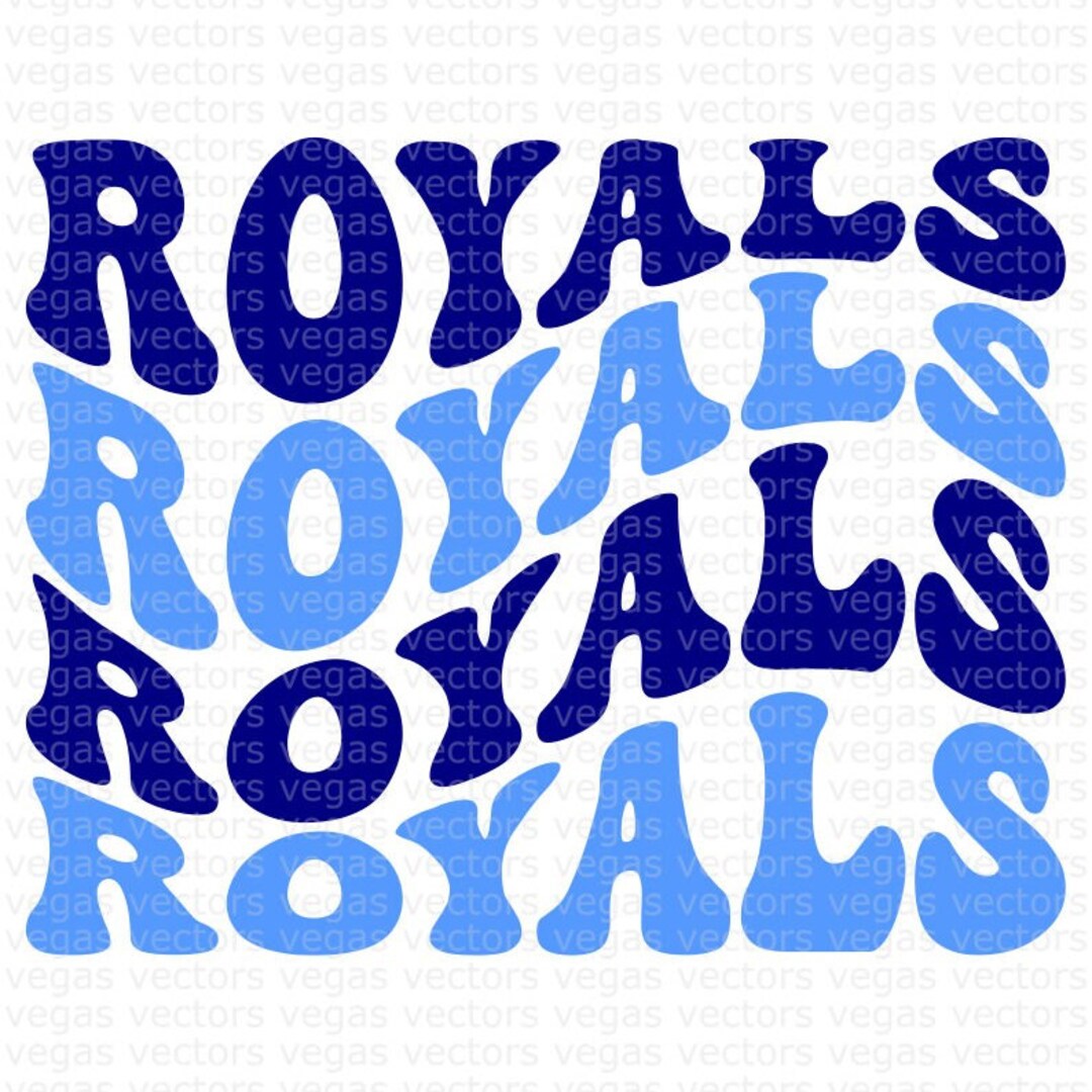 Royals SVG Royals Wavy SVG Royals PNG Digital Download Cut - Etsy Australia