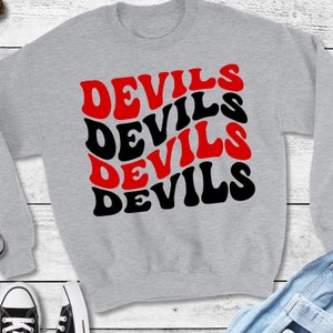 Devils SVG, Devils PNG, Devils Wave, Devils Wavy, Retro, Instant ...