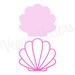 Pink Seashell SVG, PNG, Mermaid SVG, Summer, Beach, Seashell, Instant ...
