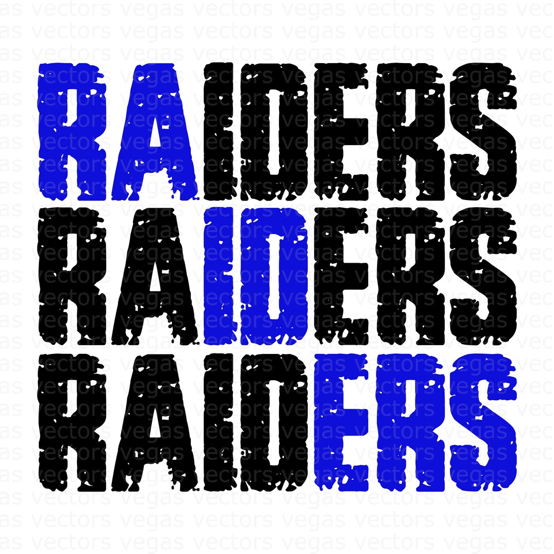 Raider SVG, Raider Blue Black PNG, Raider Grunge, Instant Download, Cut ...