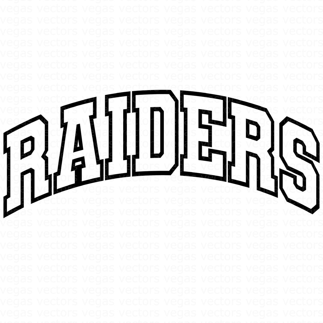 Raiders SVG, Raiders PNG, Raiders Outline, Instant Download, Cut Files ...