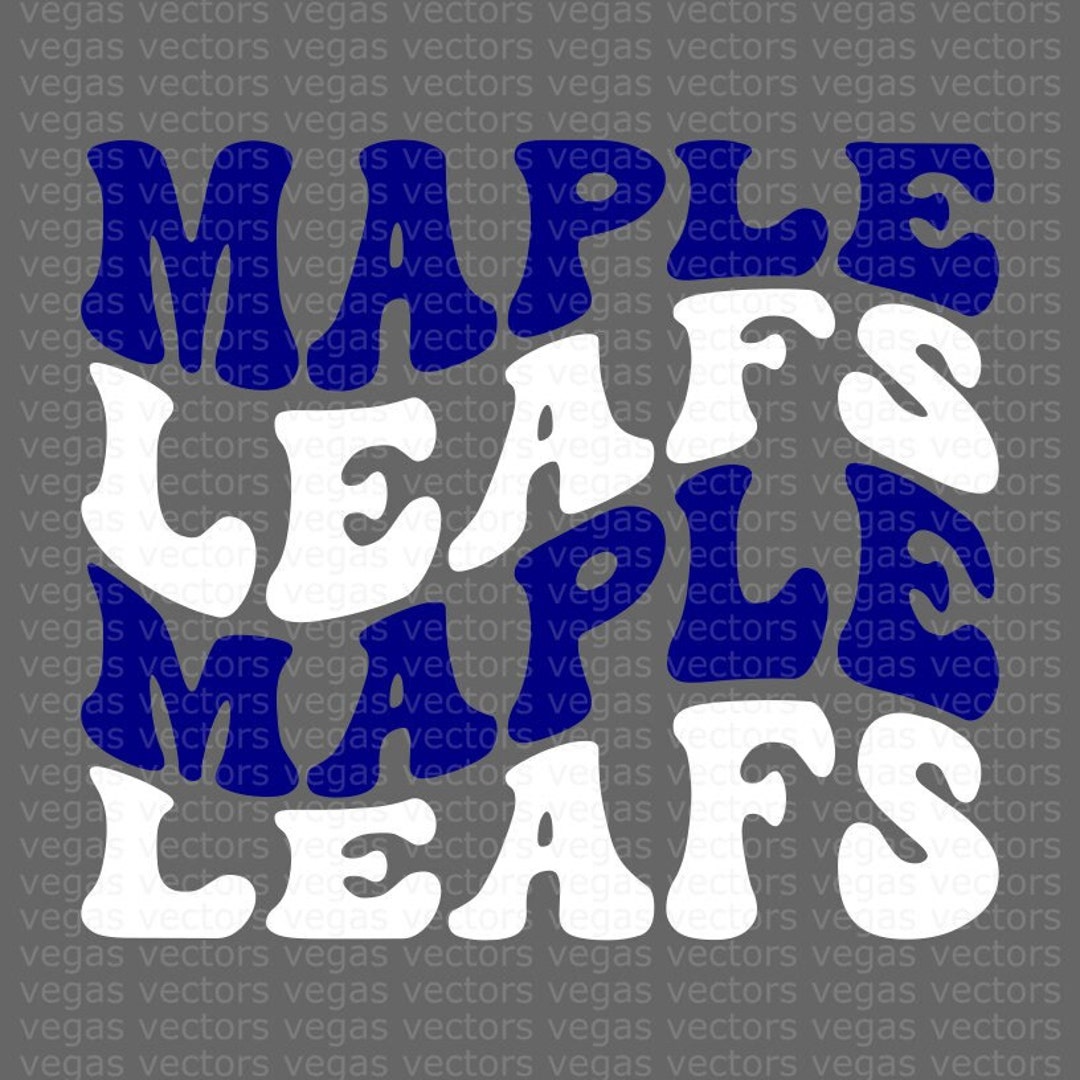 Maple Leafs SVG Maple Leafs Wavy SVG Maple Leafs PNG - Etsy