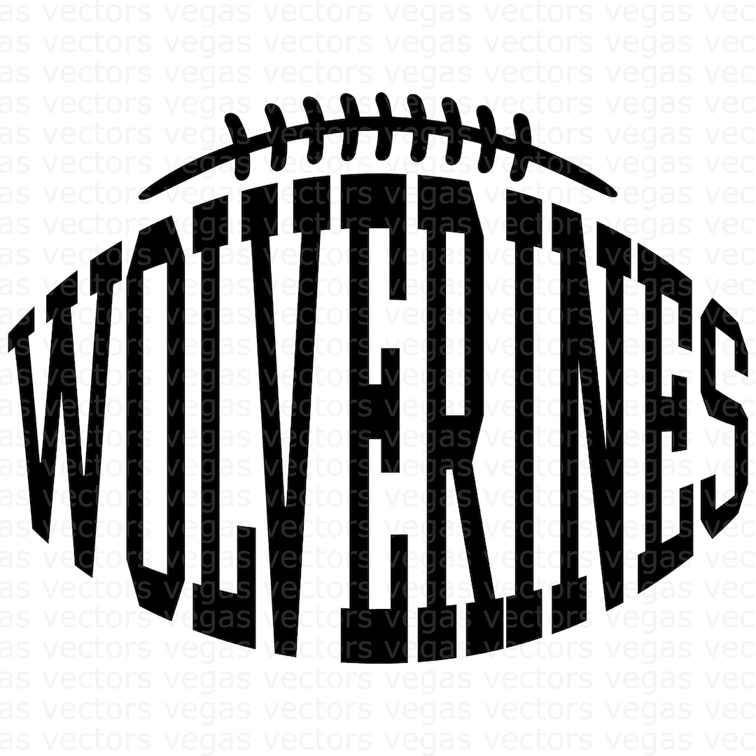 Wolverines SVG, Wolverines PNG, Football PNG, Instant Download, Cut ...