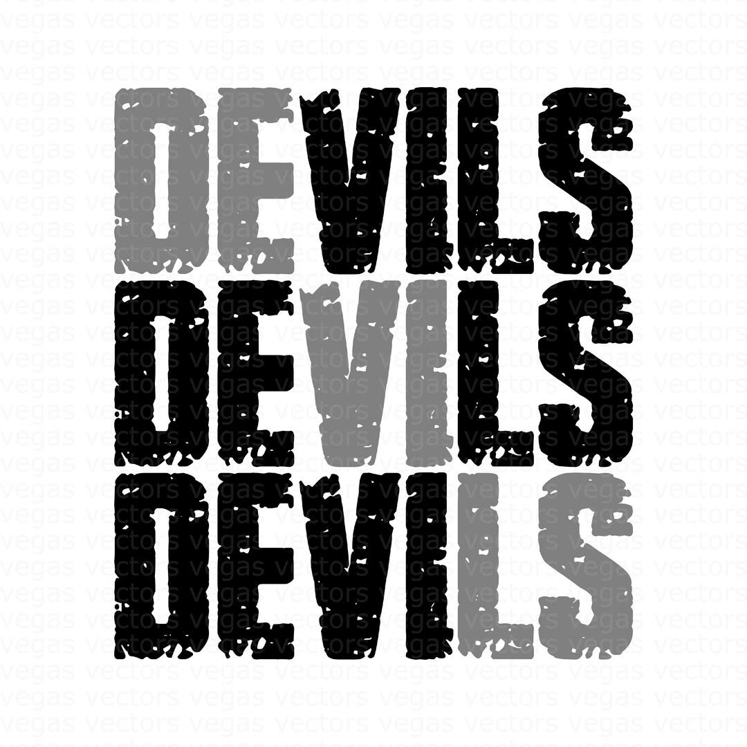 Devils SVG, Devils PNG, Devils Grunge, Distressed, Boho, Instant ...