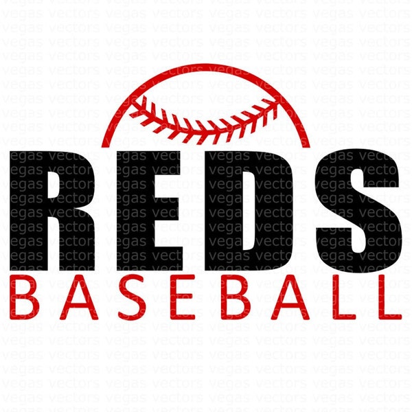 Cincinnati Reds Svg - Etsy