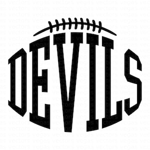 Devils SVG, Devils PNG, Football PNG, Instant Download, Cut Files ...