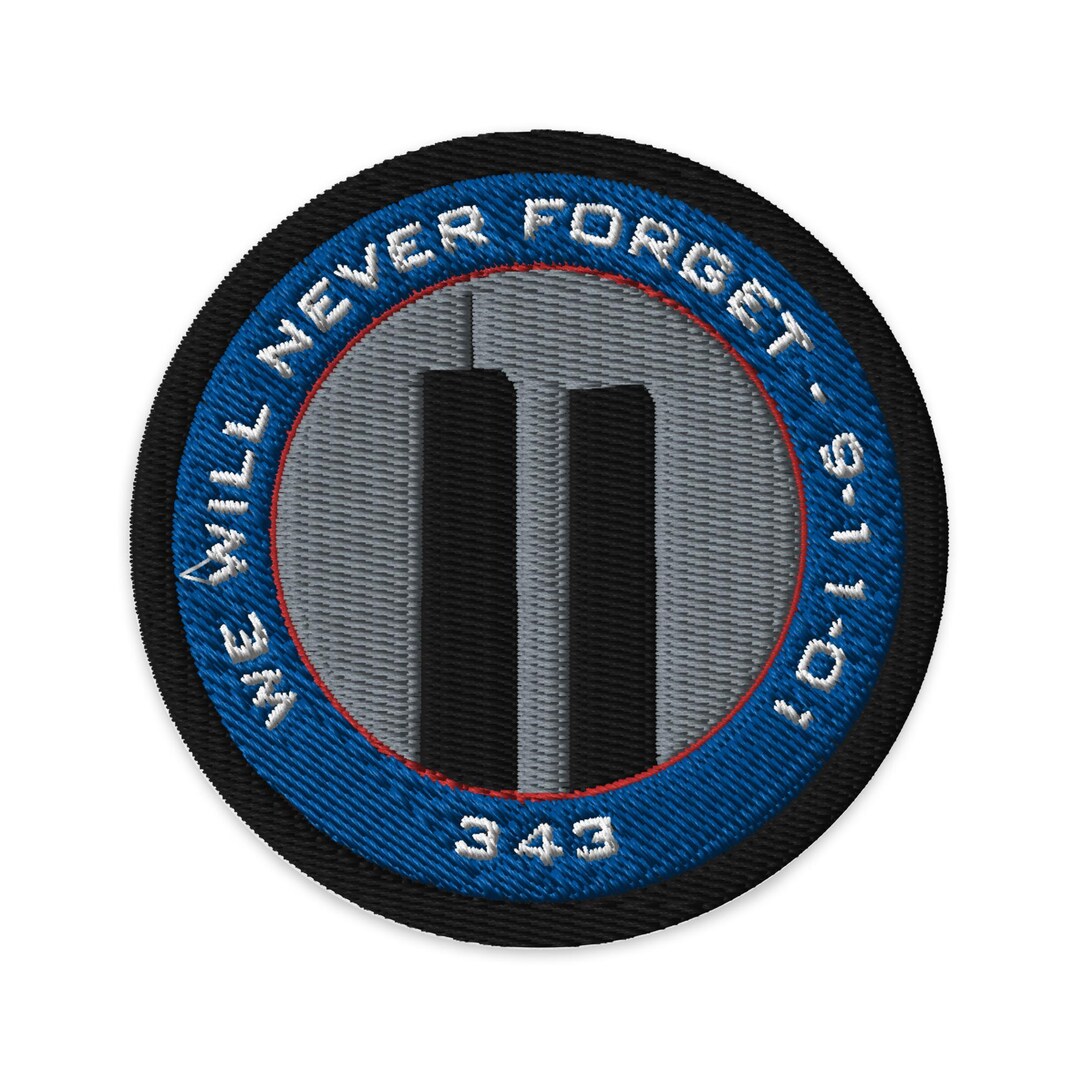 Twin Towers 9-11 343 Patriot America Gift Embroidered Patch - Etsy