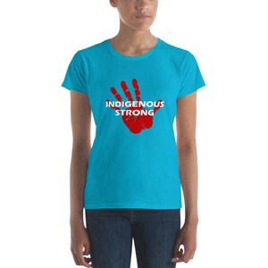 Red Hand Indigenous Native American Women's Gift Graphic T Shirt - Etsy