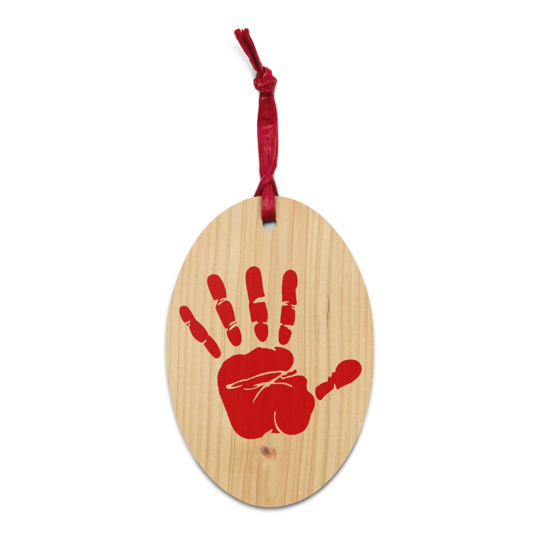 Red Hand Indigenous Strong Native American Gift Magnet Christmas Wood ...