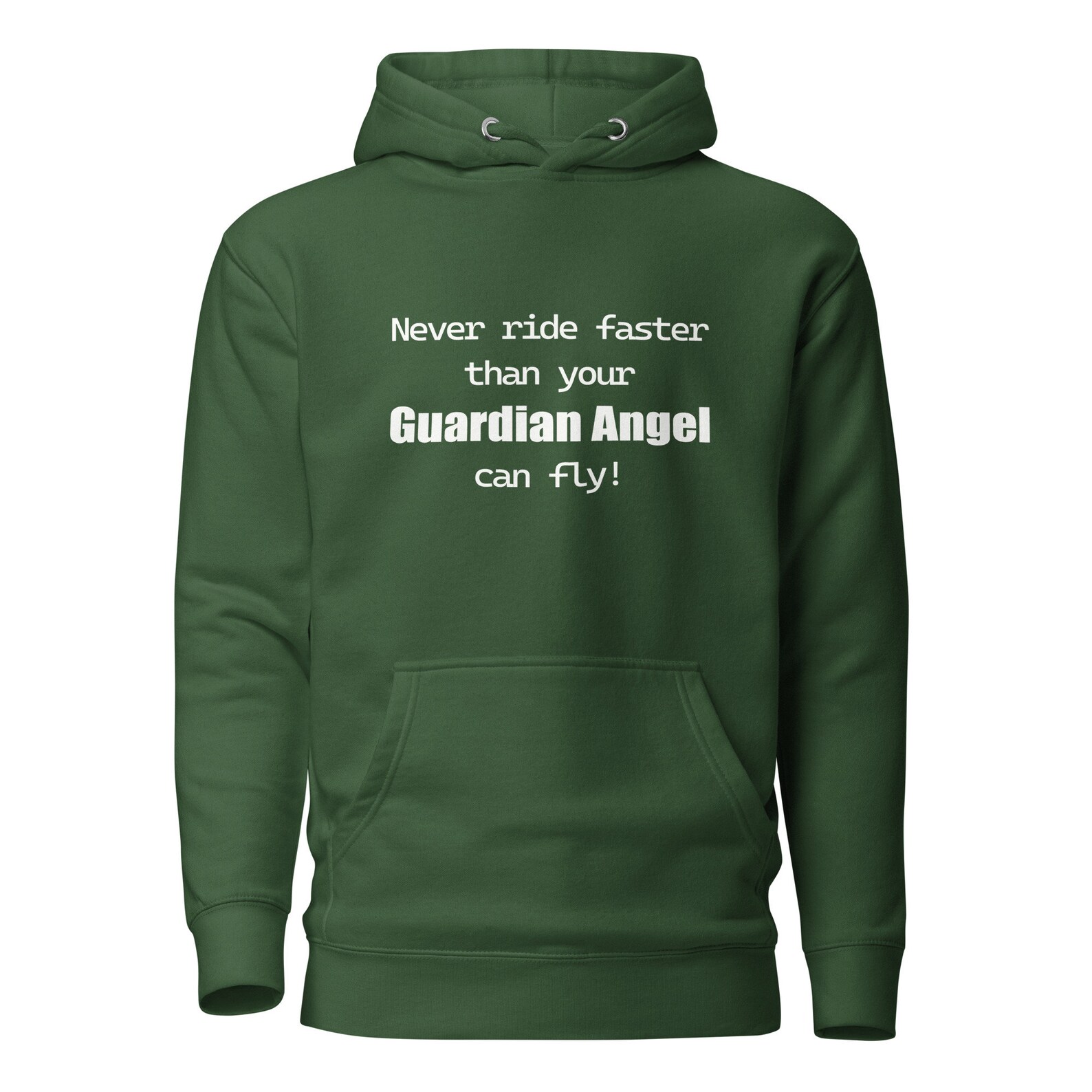 Never Ride Faster Than Your Guardian Angel Gift Hoodie - Etsy