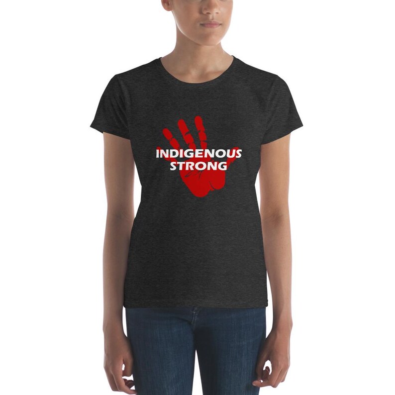 Red Hand Indigenous Native American Women's Gift Graphic T Shirt - Etsy