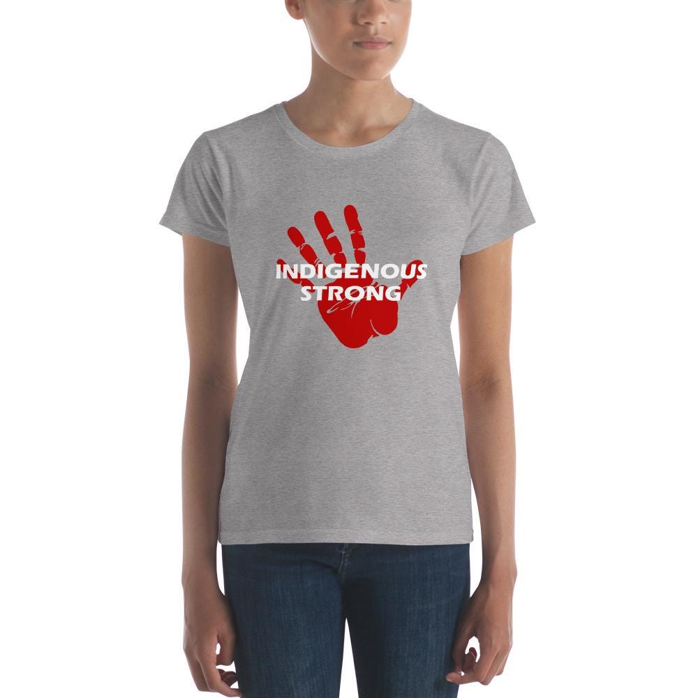 Red Hand Indigenous Native American Women's Gift Graphic T Shirt - Etsy
