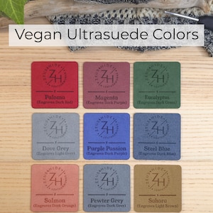 Custom Ultrasuede Tags 0.95 X 3 Inch for Knits and Crochet, Labels for ...