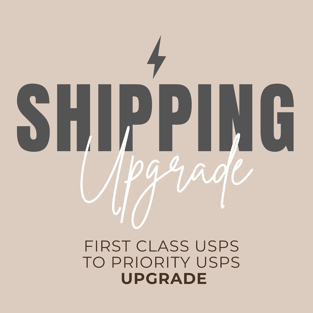 USPS Priority Shipping Upgrade (from USPS First Class) - Etsy