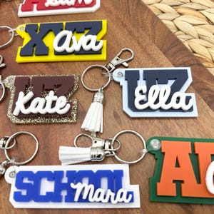 Personalized College Name Tag | College Acceptance | Gift | Grad ...