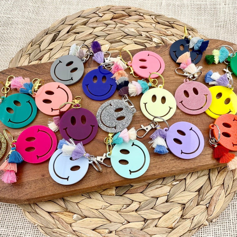 Preppy Keychain - Etsy