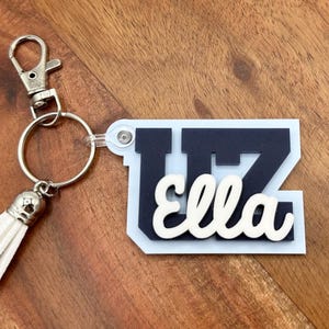 Personalized College Name Tag | College Acceptance | Gift | Grad ...