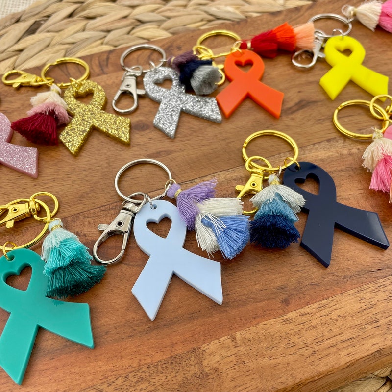 Cancer Keychain - Etsy
