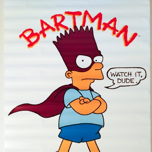 Bart Simpson Poster - Etsy