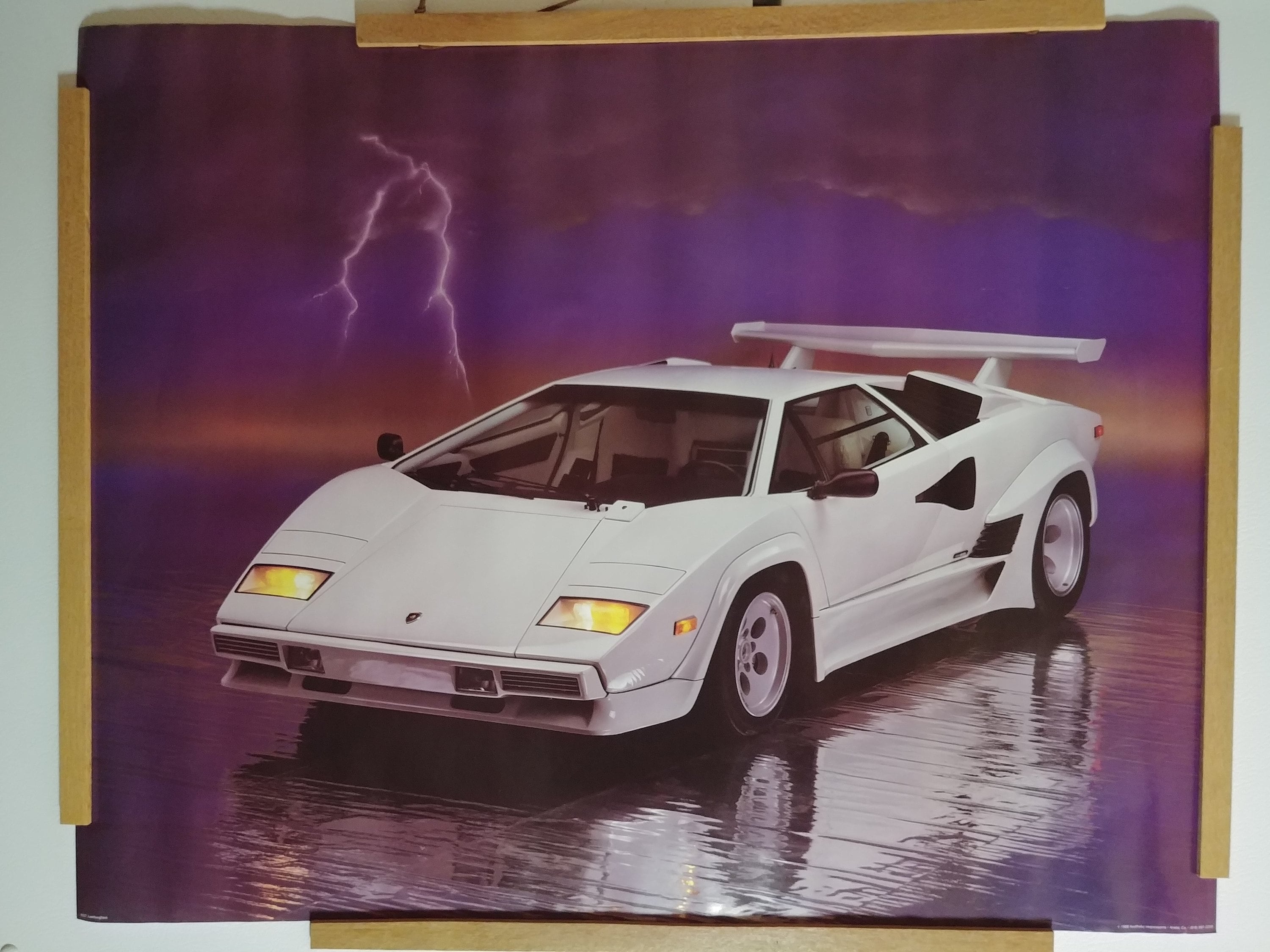 Lamborghini Countach Poster