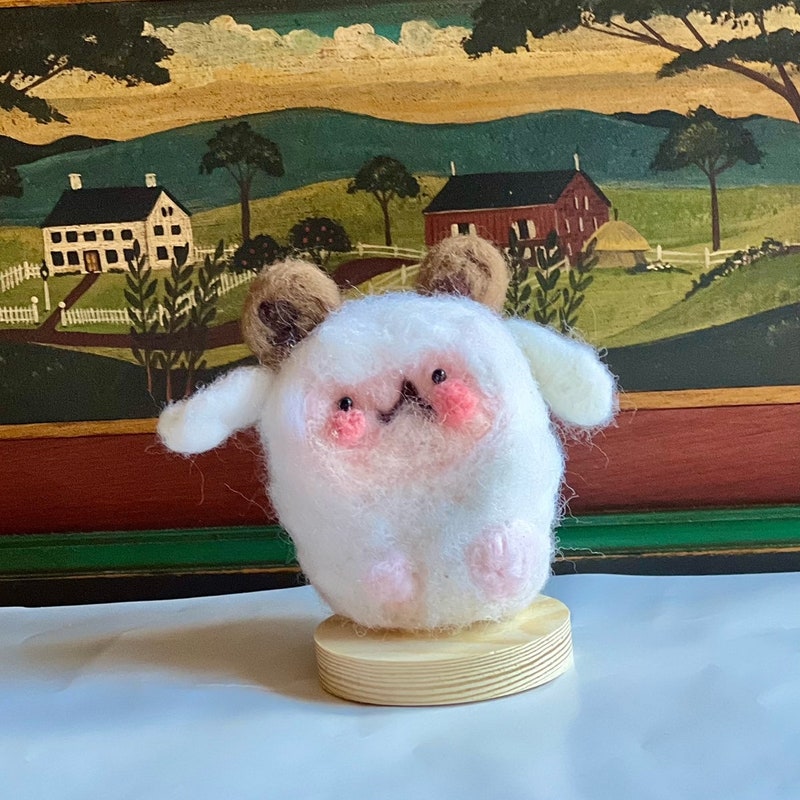 Needle Felted Lamb - Etsy