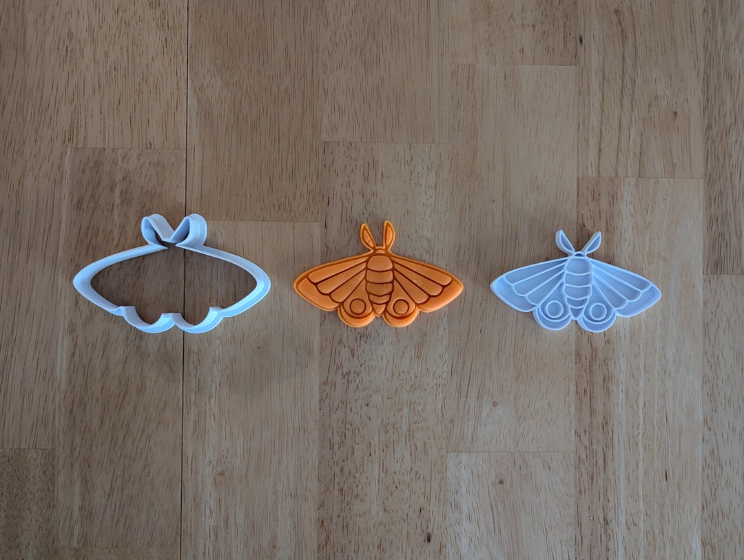 Moth Cookie Cutter + Stamp - Etsy