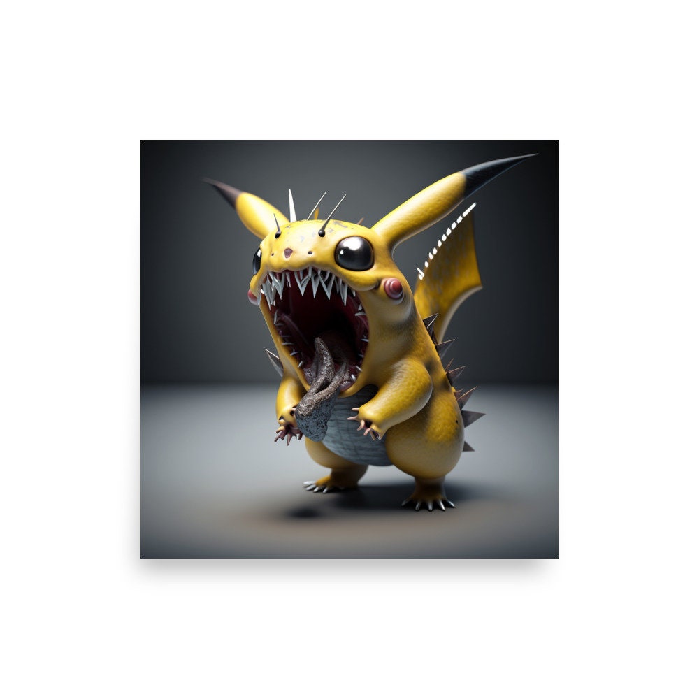 Pokemon Pikachu Digital Download Poster Pokemon Art Pikachu - Etsy