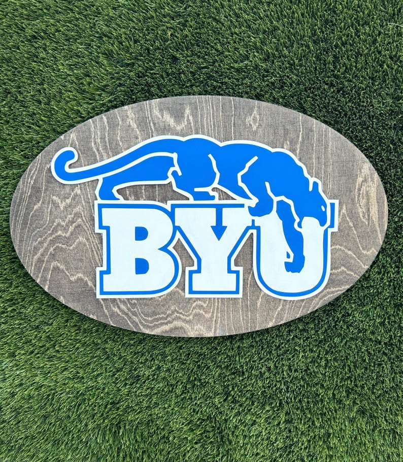 BYU Cougar Sign - Etsy