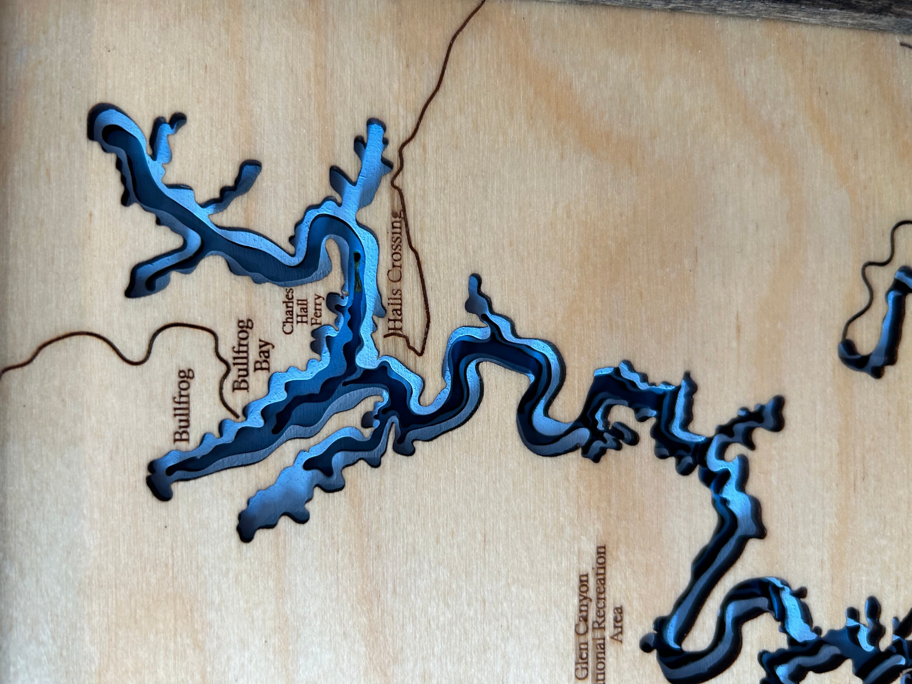 Lake Powell Bathymetric Map - Etsy