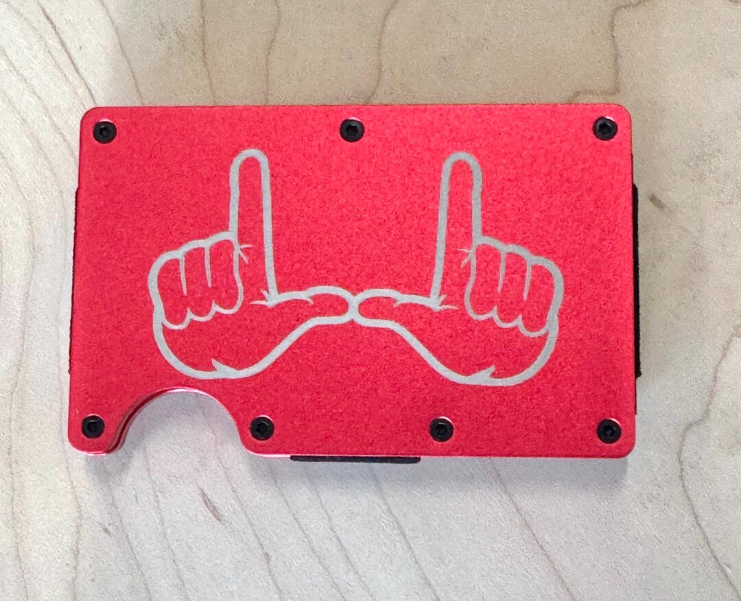 Utah Hands Minimalist Wallet - Etsy