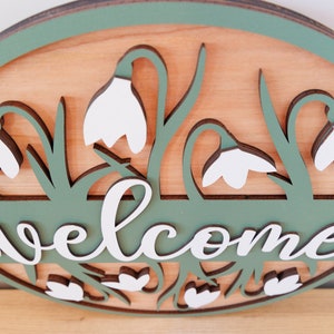 Tulip Welcome Sign - Etsy